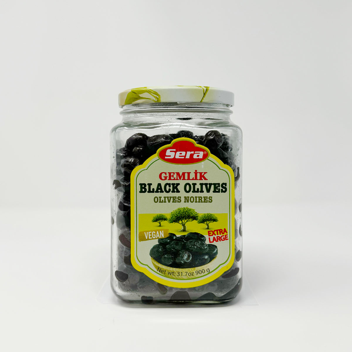 Sera Gemlik Black olives Extra large 900g – Two Brothers Halal Market