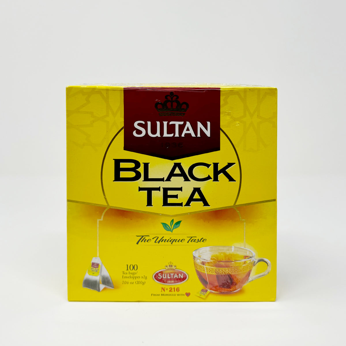 Sultan Black Tea Bags 100 Bags 200g – Two Brothers Halal Market