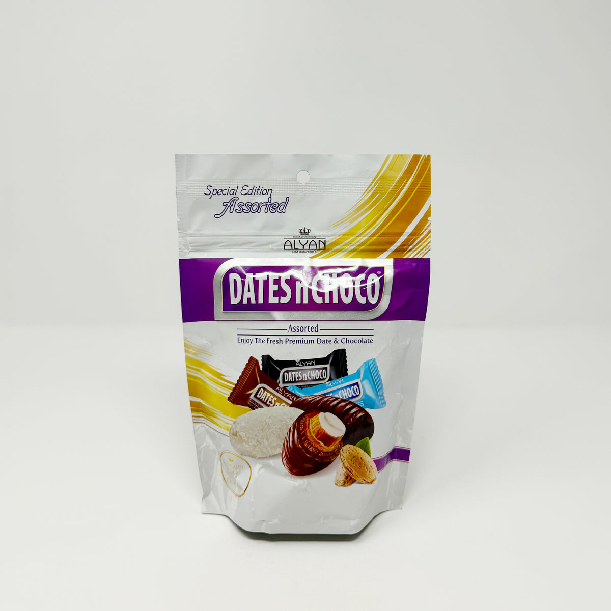 Alyan Chocolate Dates with nuts 90g – Two Brothers Halal Market