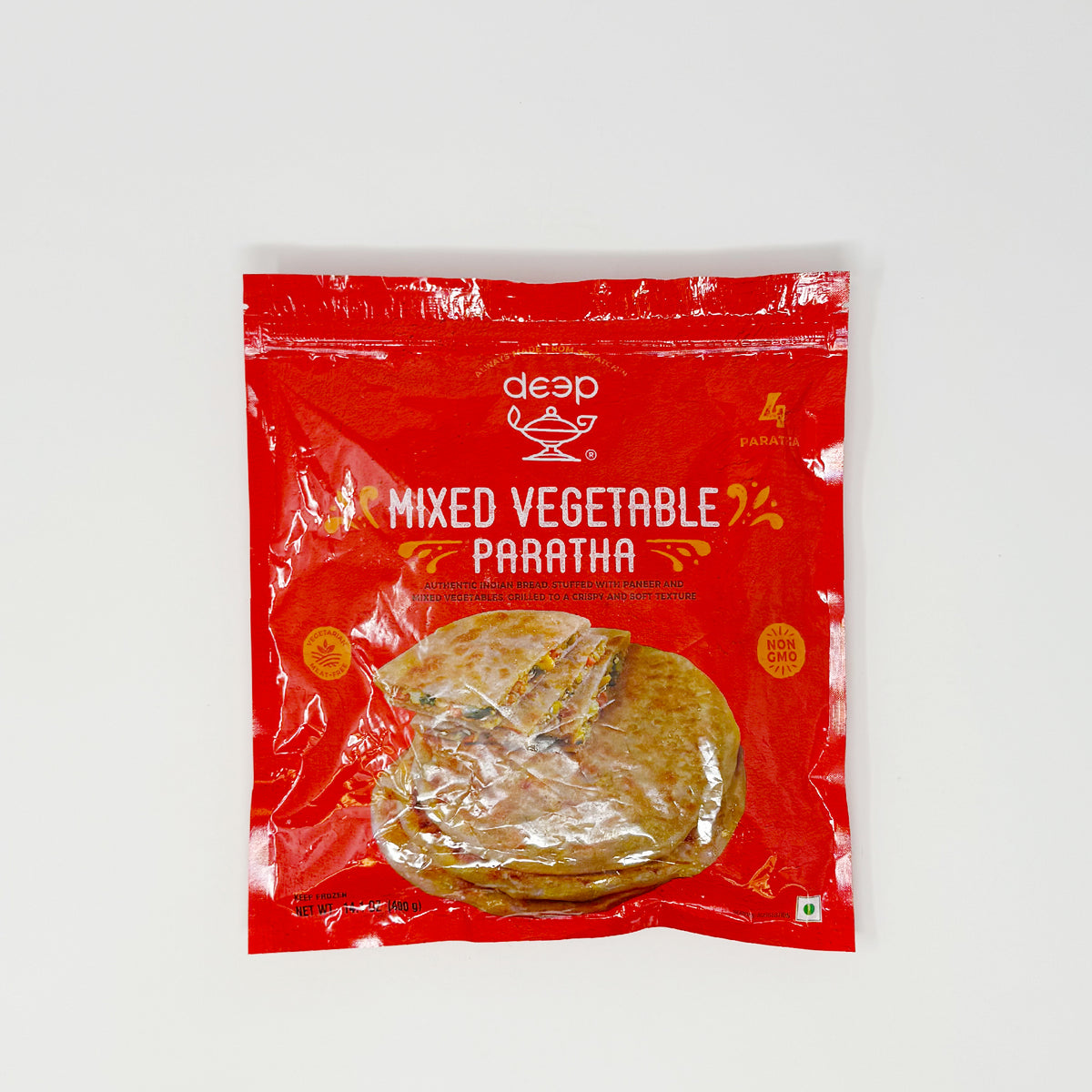 Deep Mixed vegetables paratha 4 pieces (In-Store Only) – Two Brothers ...