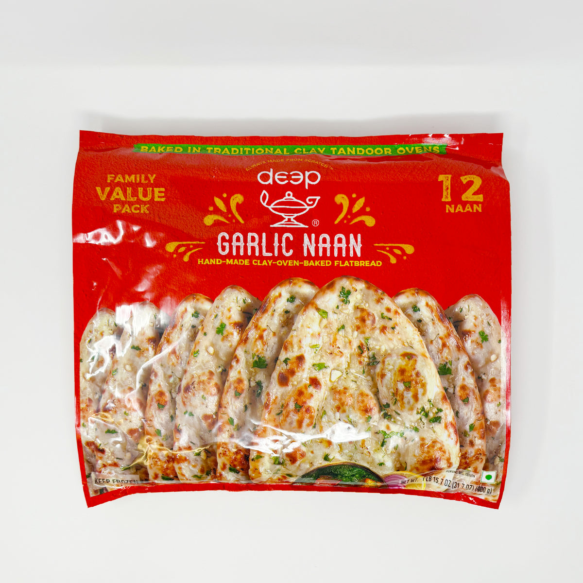 Deep Tandoori Naan Garlic family pack (In-Store Only) – Two Brothers ...