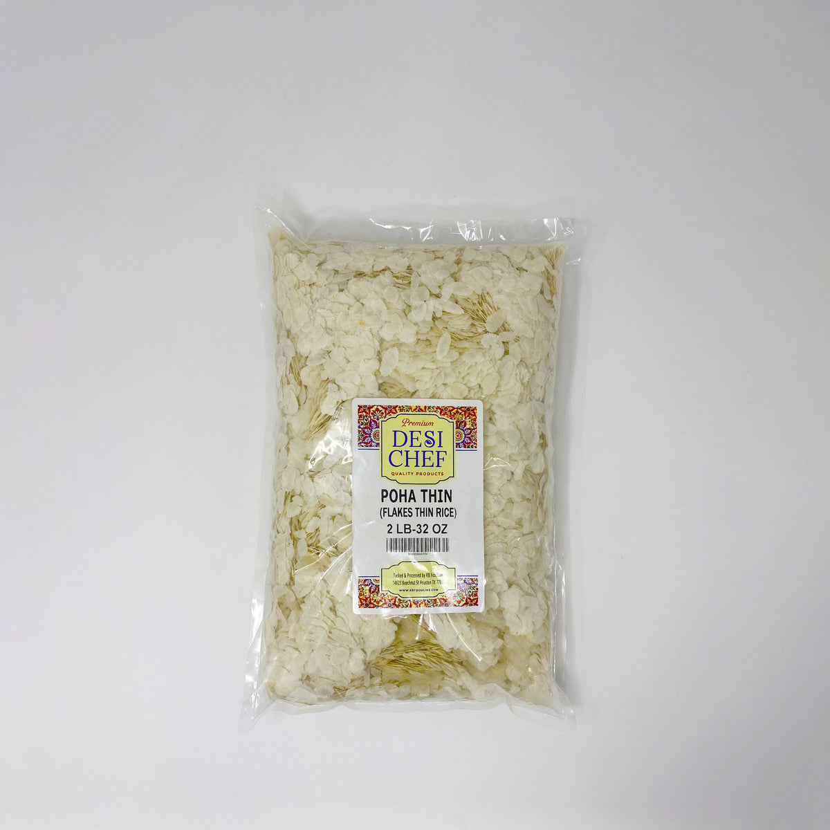 Desi Chef Poha Thin (flakes thin rice) 2lb – Two Brothers Halal Market