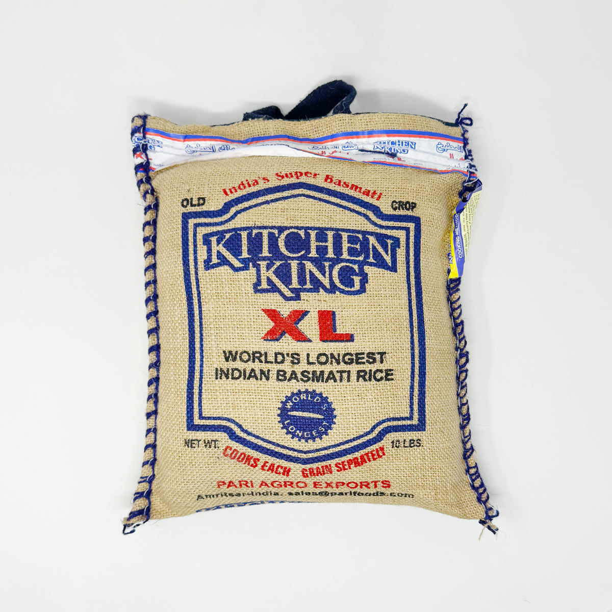 Kitchen King XL world's Longest Indian Basmati rice 10 Lb (In-Store On ...