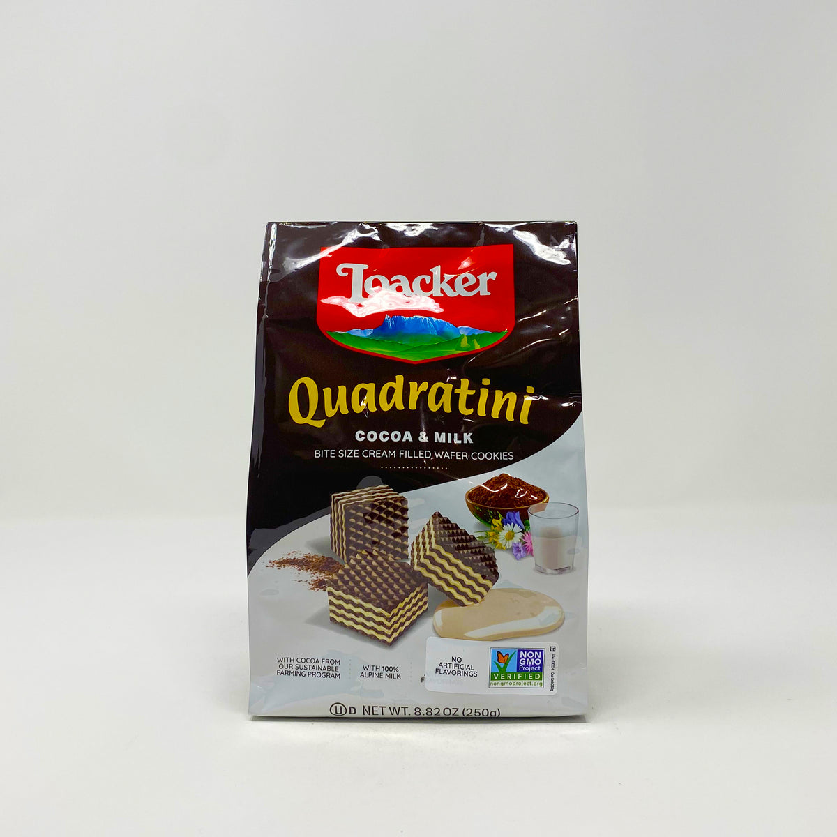 Loacker Cocoa & milk wafer cube 250g – Two Brothers Halal Market