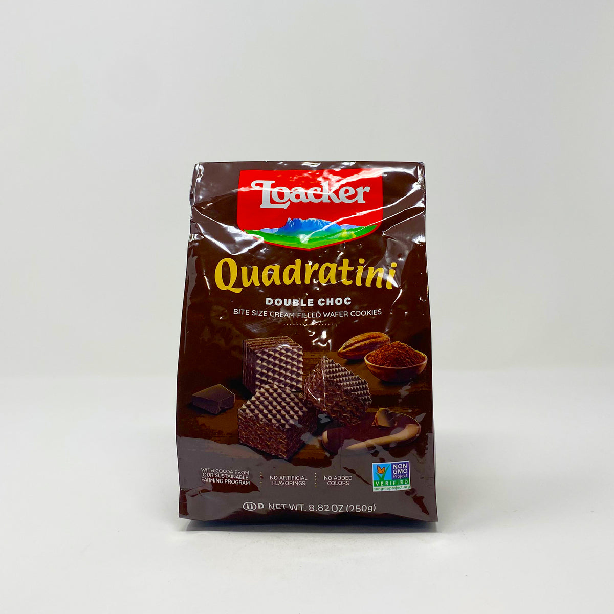 Loacker Double chocolate wafer cube 250g – Two Brothers Halal Market
