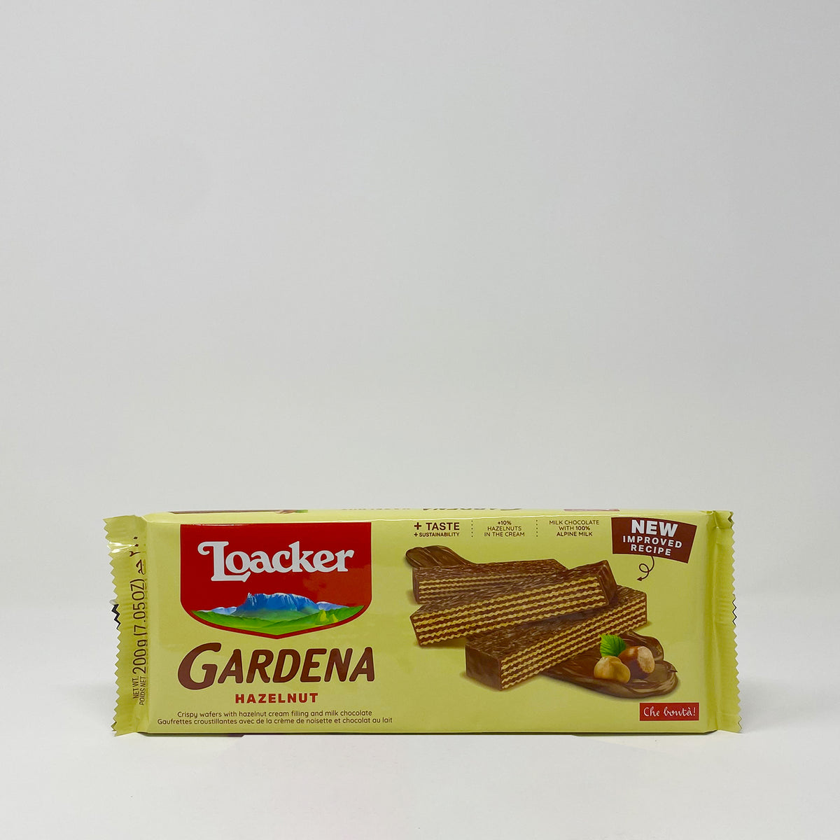 Loacker Gardena Hazelnut wafer 200g – Two Brothers Halal Market