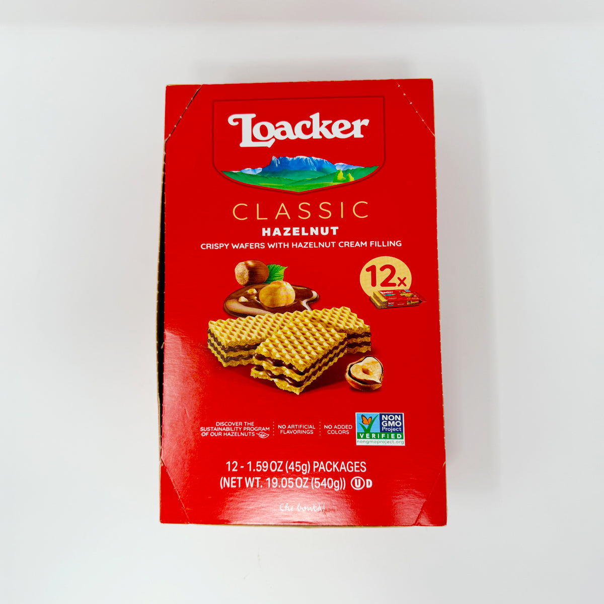 Loacker classic Hazelnut wafer 45g*12 – Two Brothers Halal Market