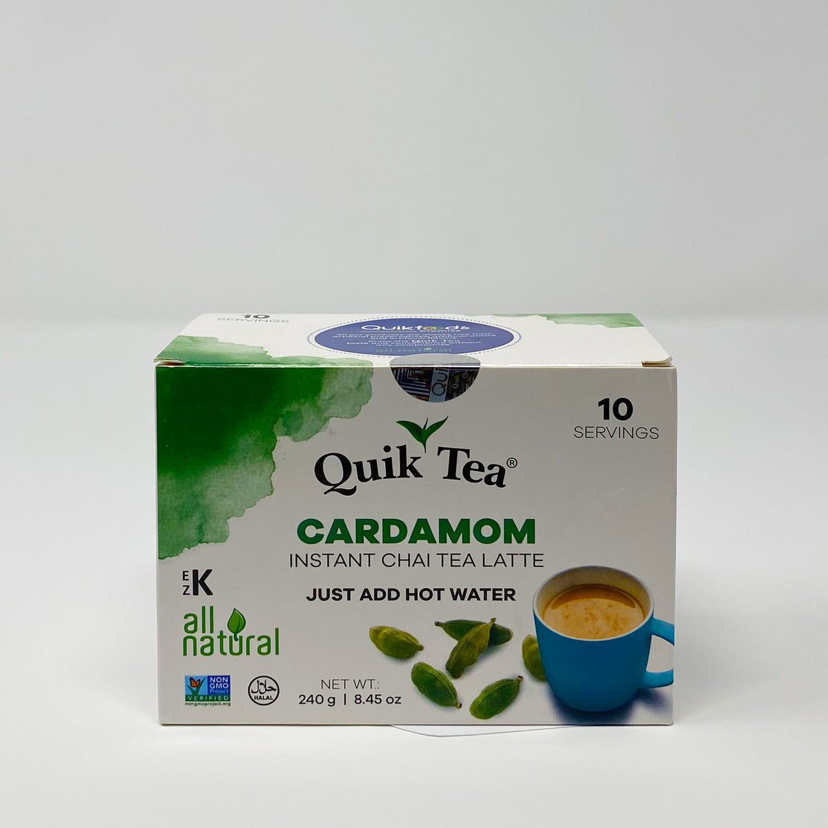 Quik Tea cardamom instant chai tea latte 10 bags – Two Brothers Halal ...