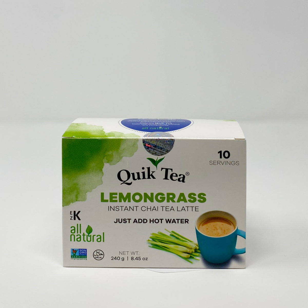 Quik Tea Lemongrass instant chai tea latte 10 bags – Two Brothers Halal ...
