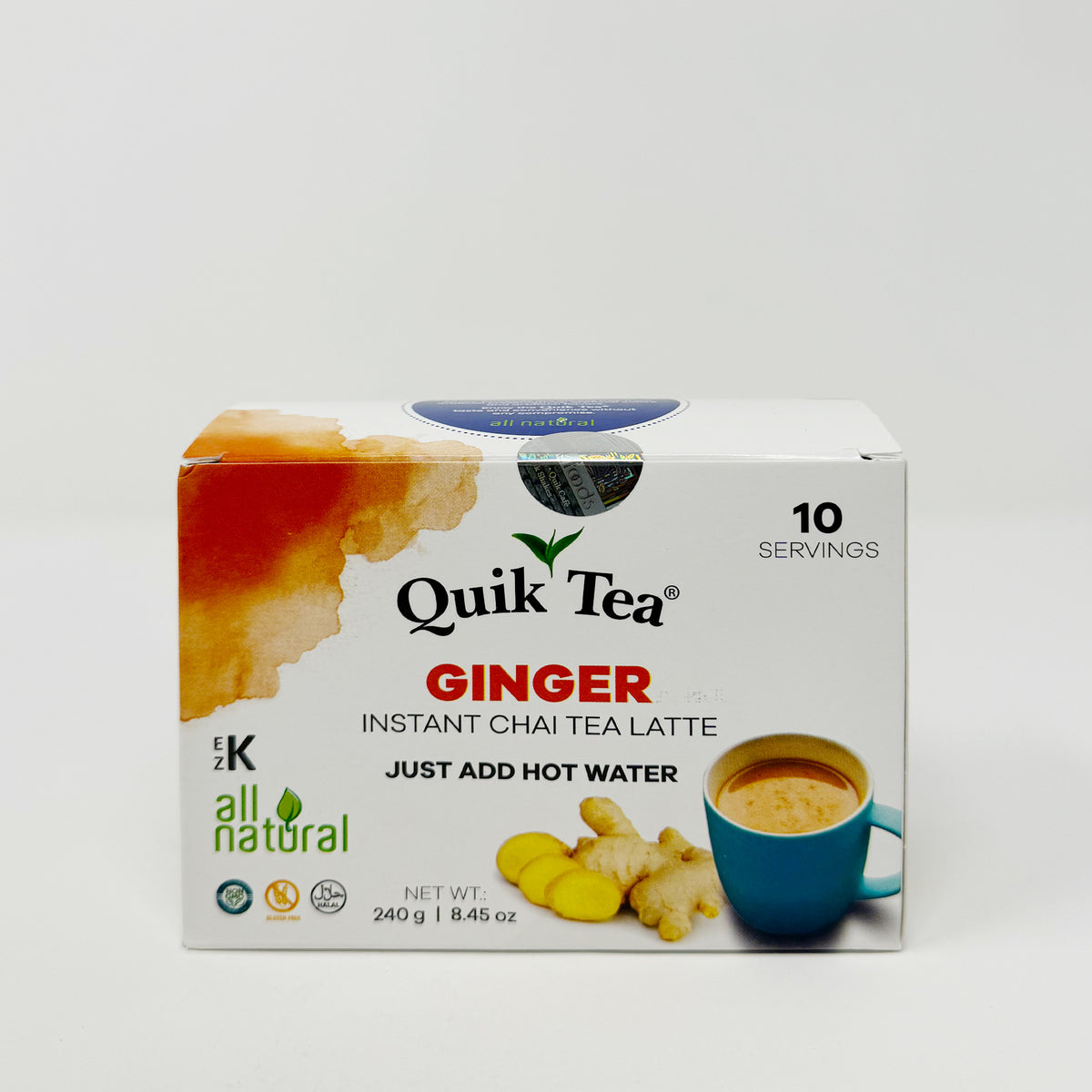 Quik Tea Ginger instant chai tea latte 10 bags – Two Brothers Halal Market