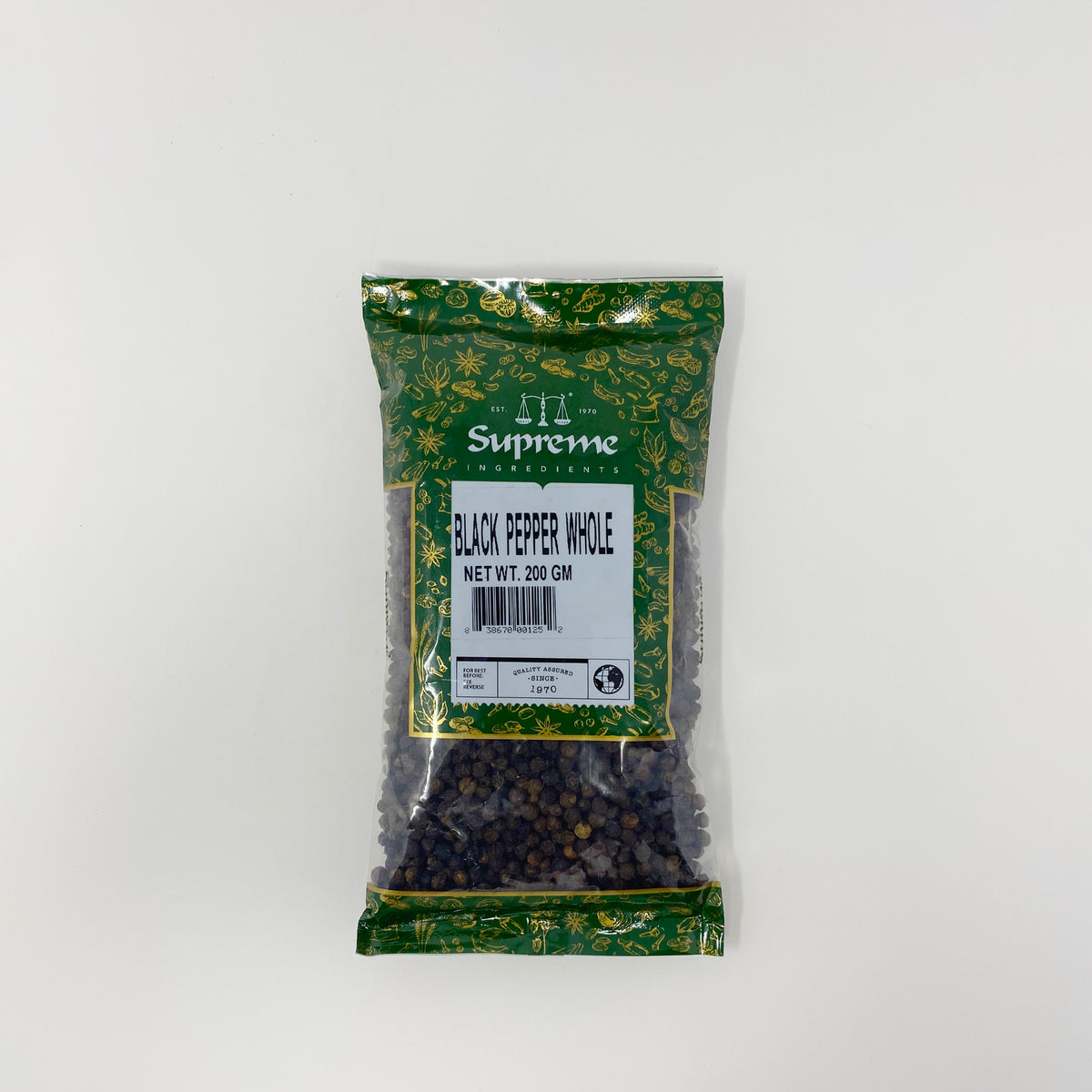 Supreme black pepper whole 200g – Two Brothers Halal Market
