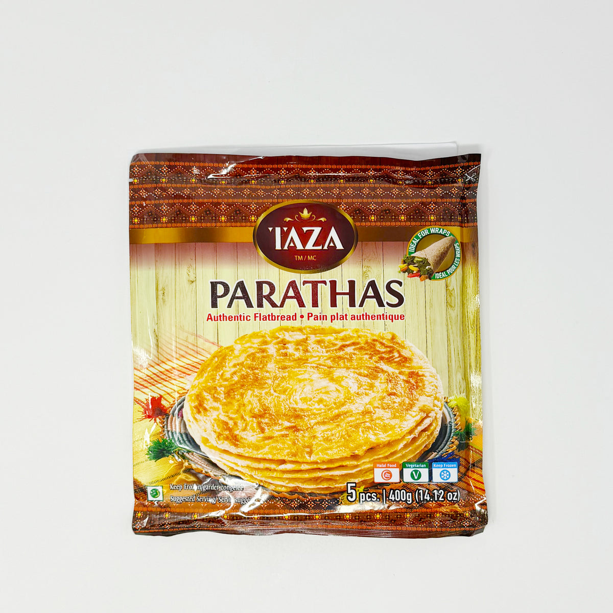 Taza parathas 400g 5 pieces (In-Store Only) – Two Brothers Halal Market