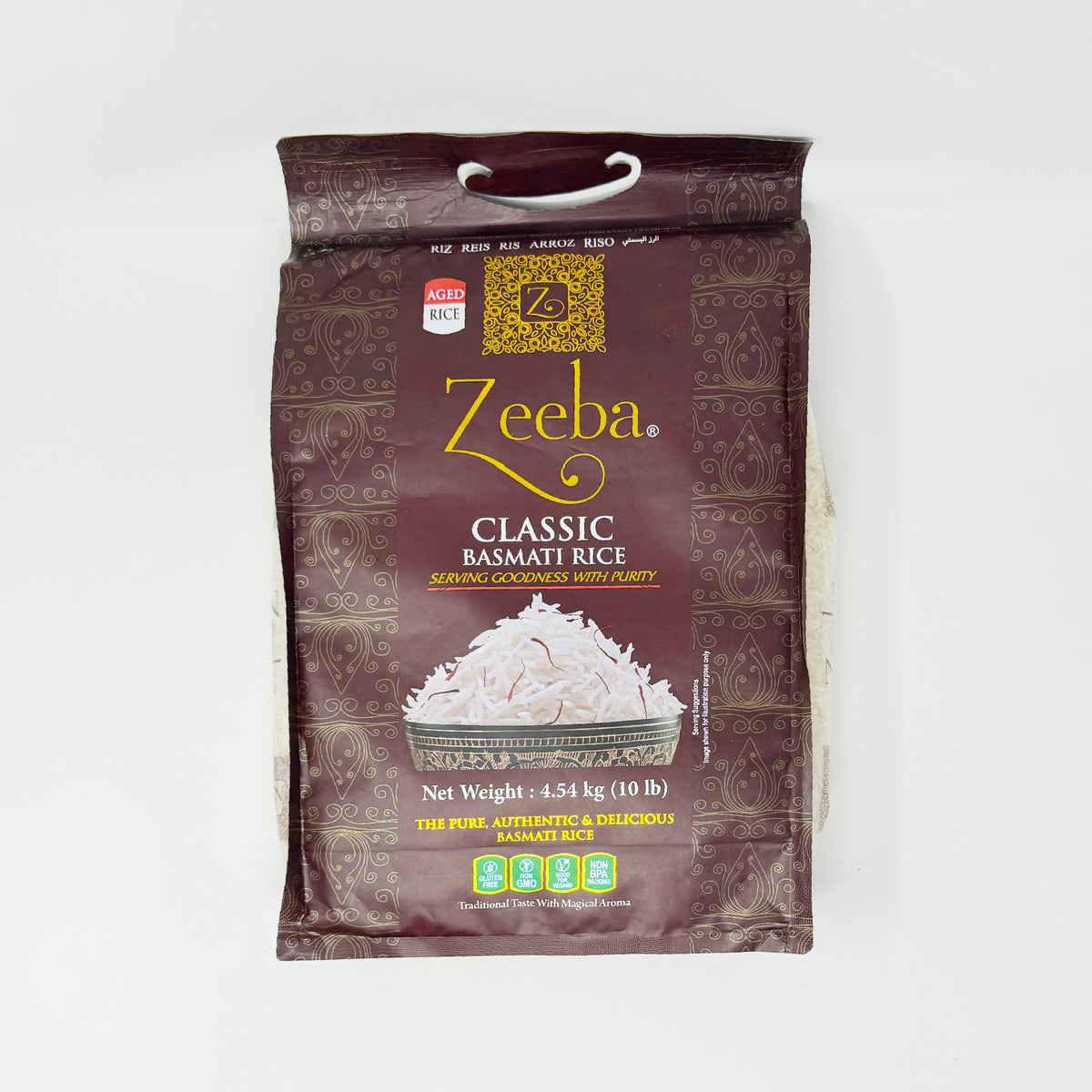 Zeeba Classic Basmati Rice 10 lb (In-Store Only) – Two Brothers Halal ...