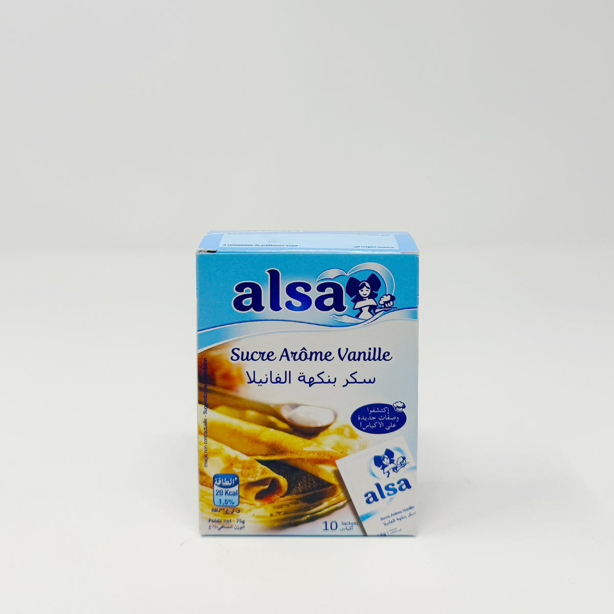Alsa Sugar vanilla flavored 10 each pack – Two Brothers Halal Market